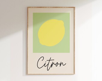 Citron Wall Art - Etsy