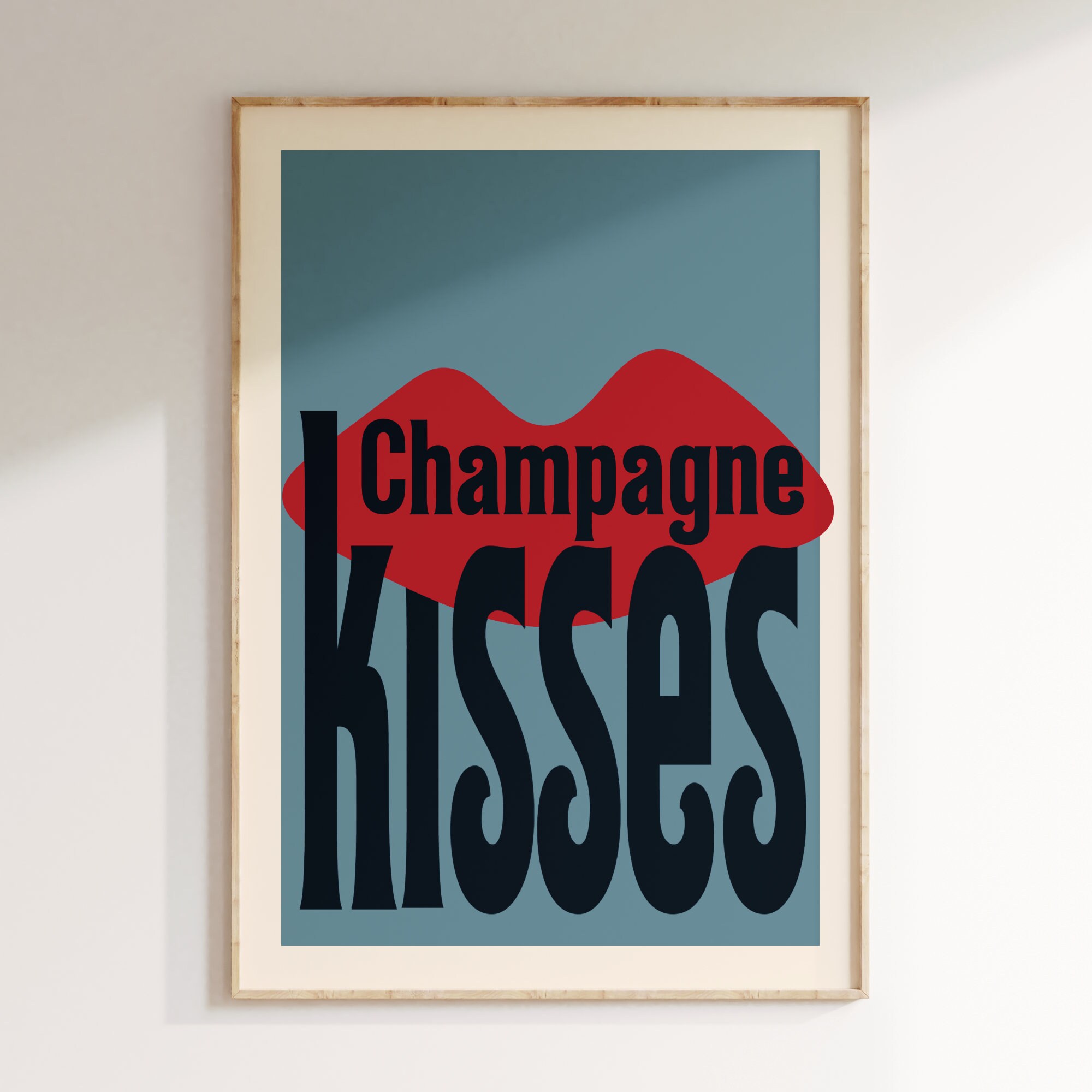 Inspired Music Prints, Champagne kisses, Gig Print, Pop Rock Print sold ...