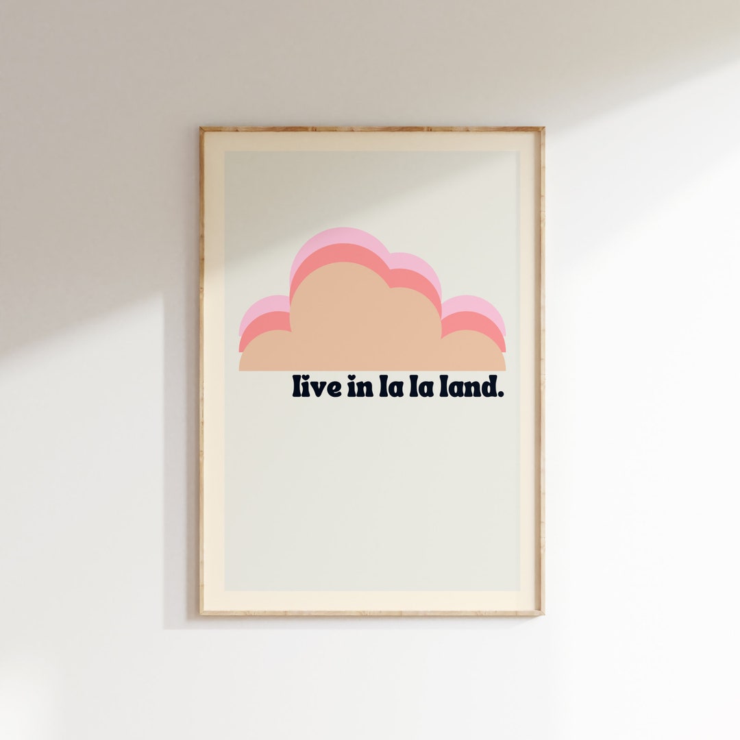Lala Land Kids Poster Kids Room Bold Poster Colorful Kids - Etsy