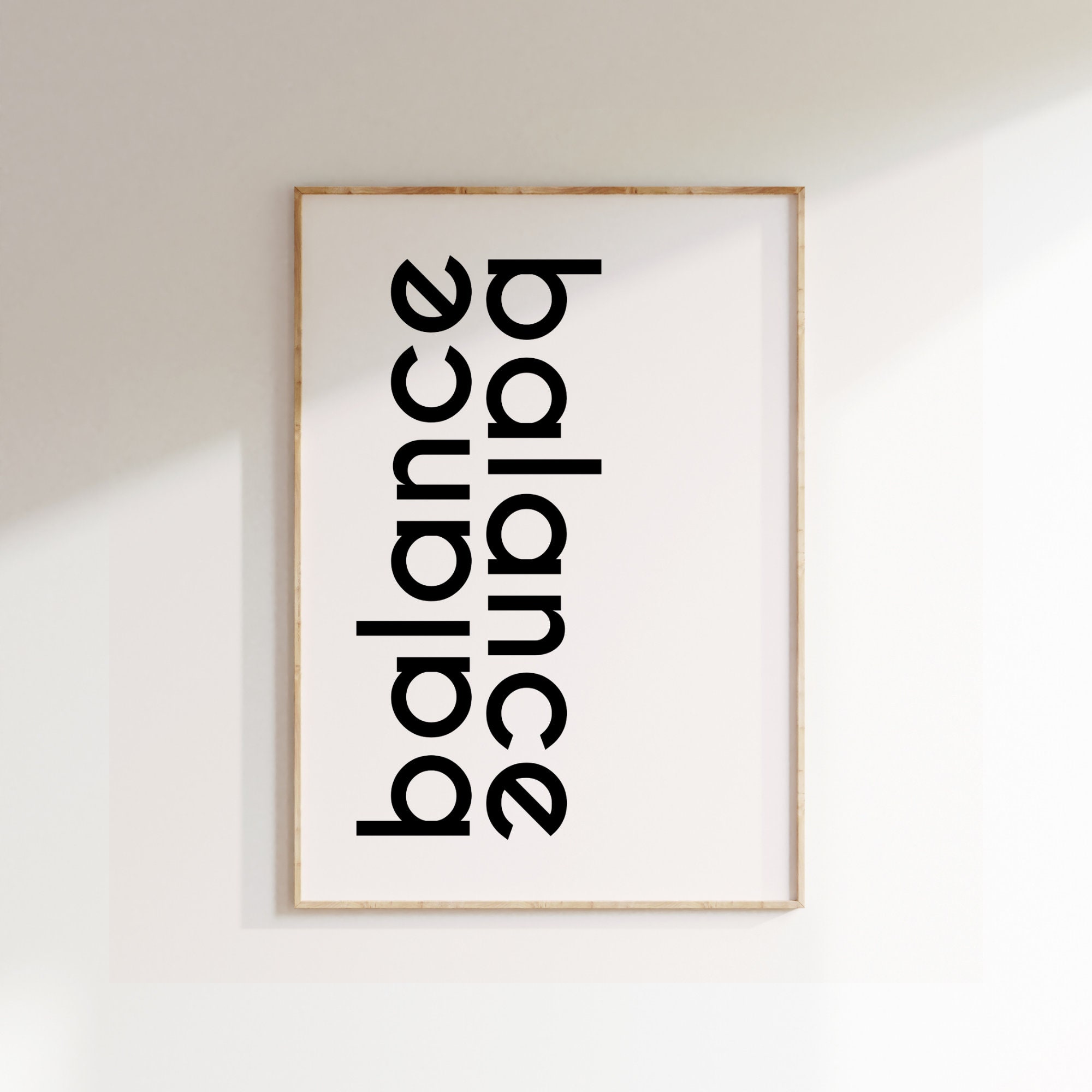 Simple Typography Posters