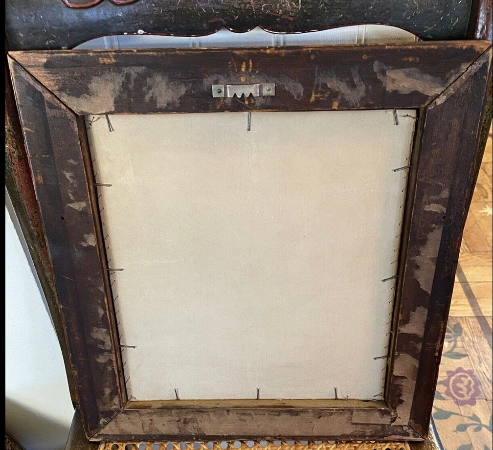 19th Century Antique Alphabet Sampler in Frame Dated 1858 Blindley ...