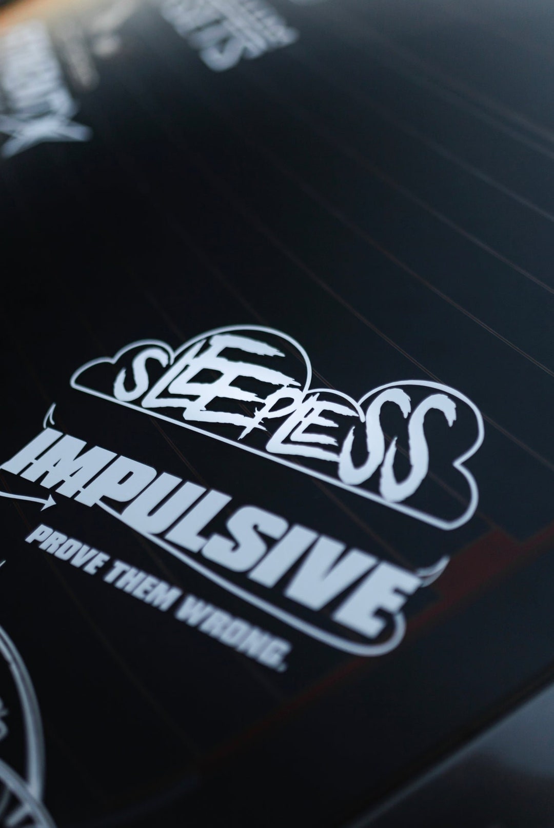 Sleepless Decal // JDM Decor Car Accessories Vinyl Decal - Etsy