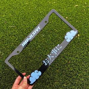 BABY BLUE Stay Safe License Plate Frame - Etsy