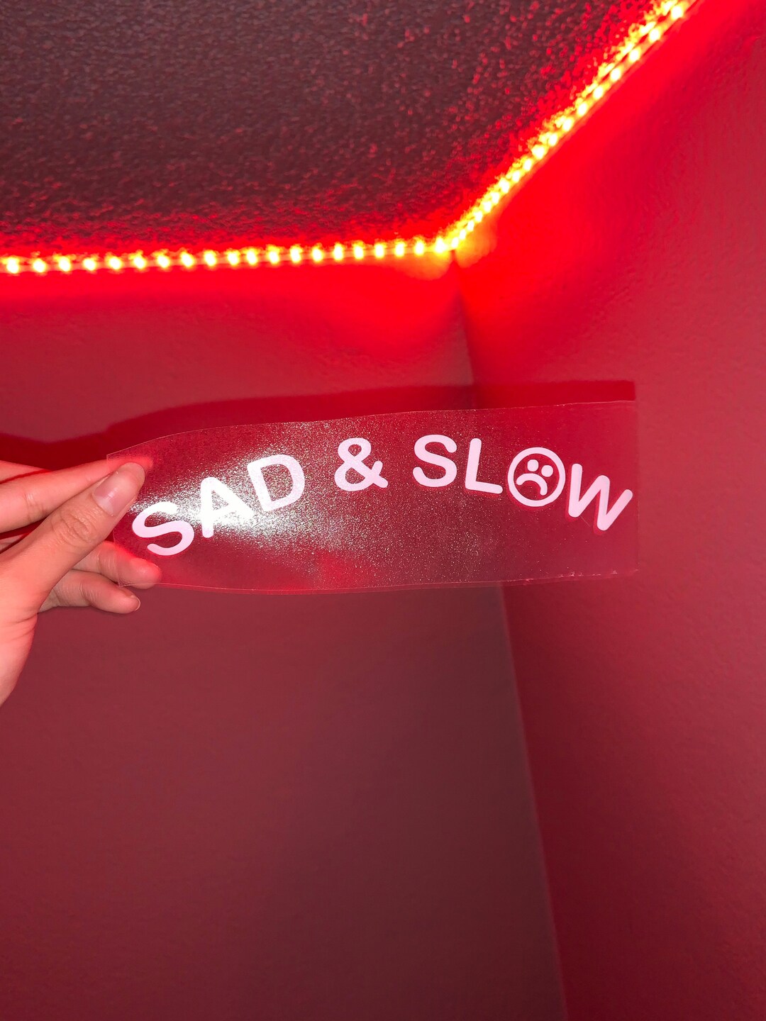 Sad & Slow Decal - Etsy