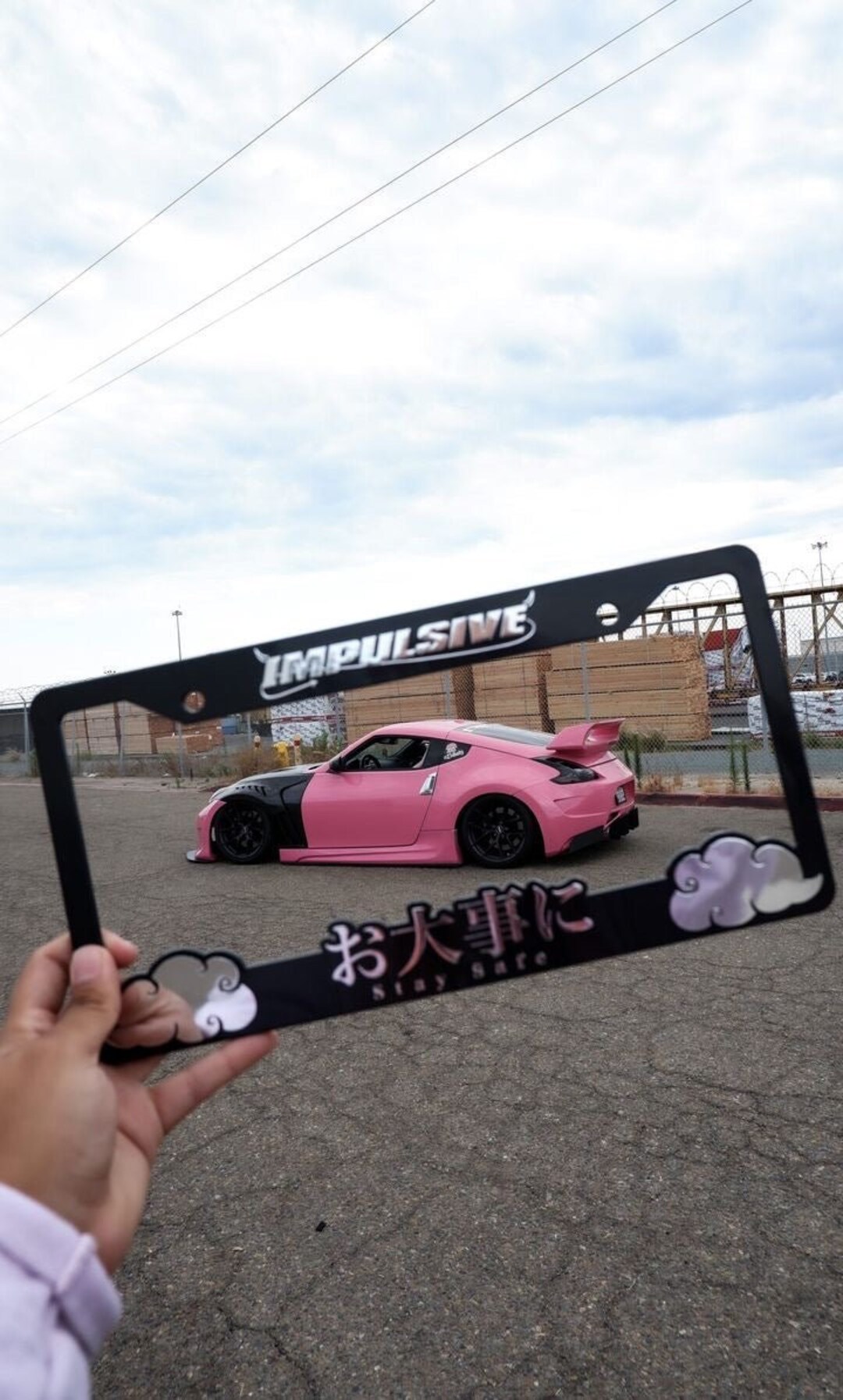 CHROME Stay Safe License Frames - Etsy