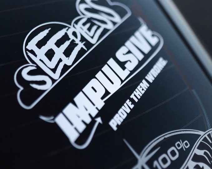 Impulsive Logo Sticker Decal // Bumper Sticker, Vinyl Decal, Car Decor ...