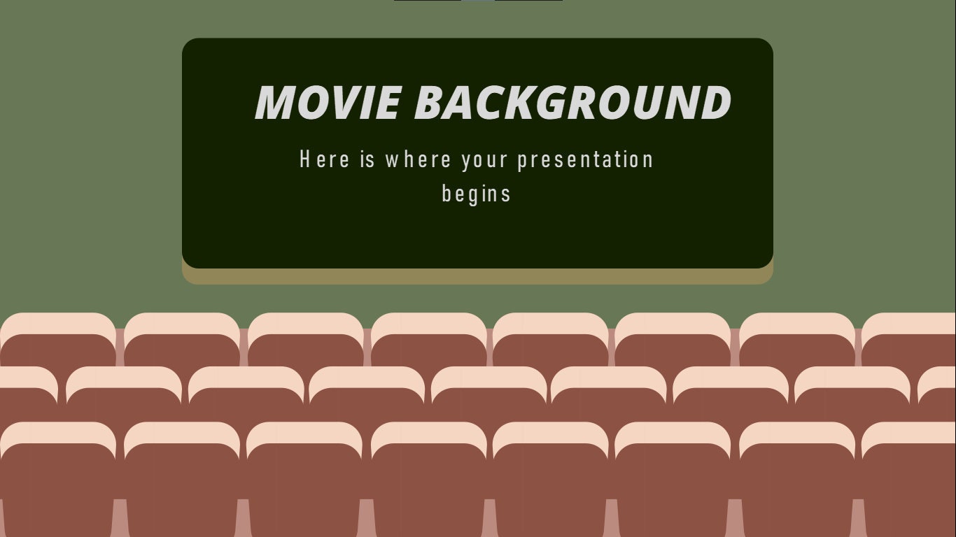 Movie Theater Background Powerpoint