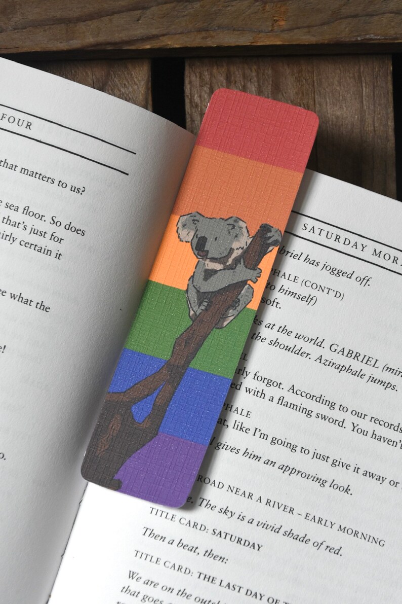 Pride Koala Bookmark - Etsy