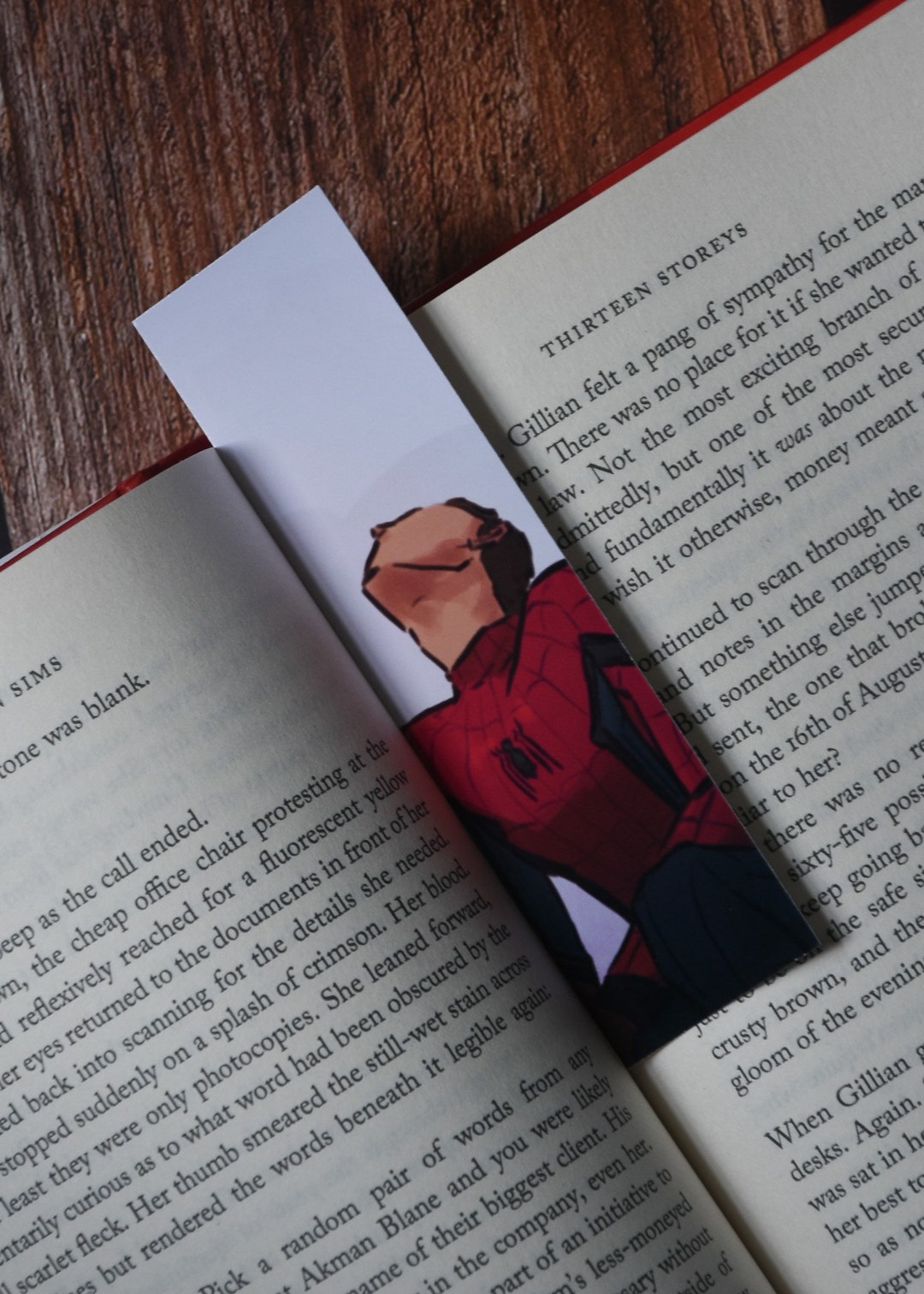 Spider-man Bookmark - Etsy
