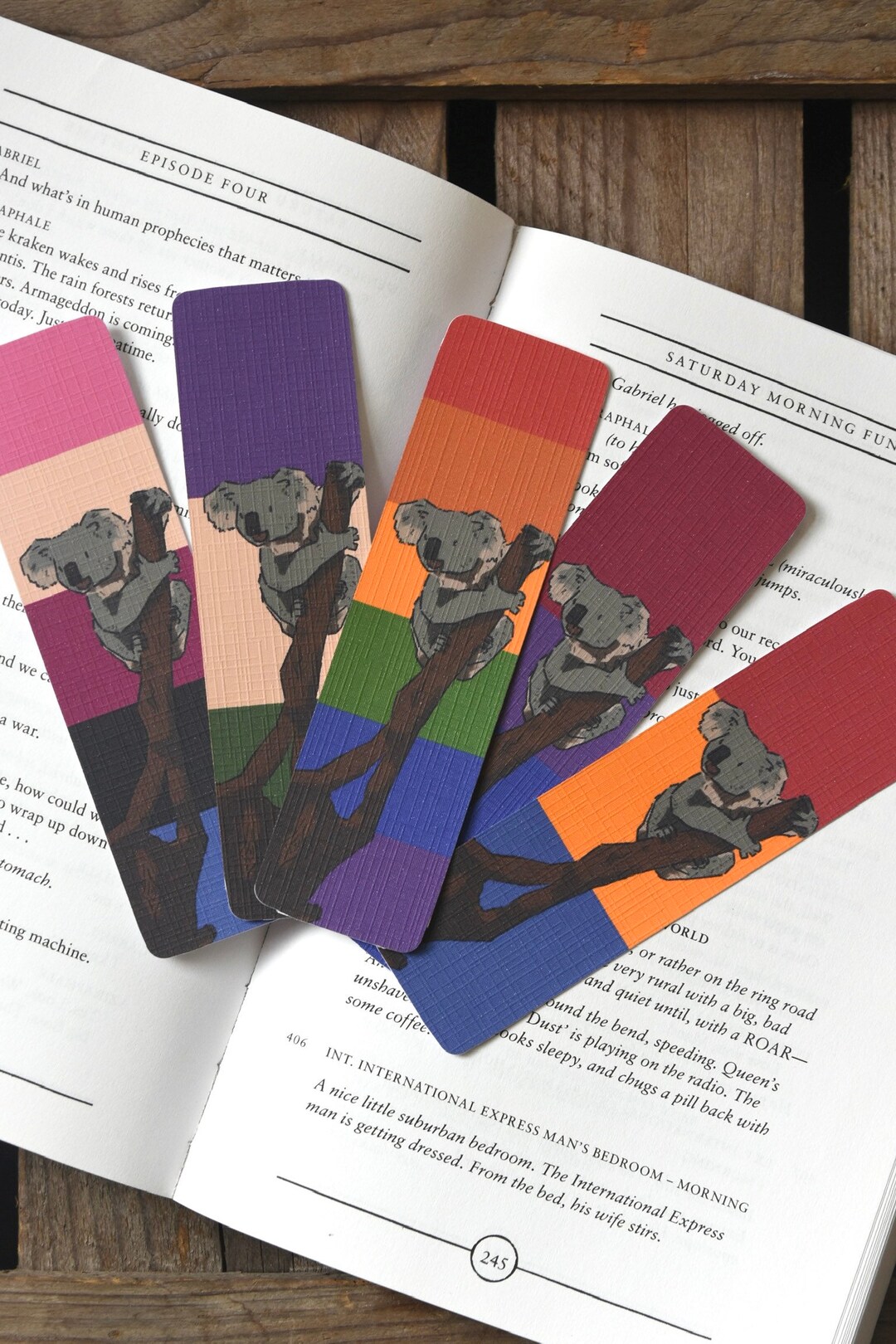 Pride Koala Bookmark - Etsy