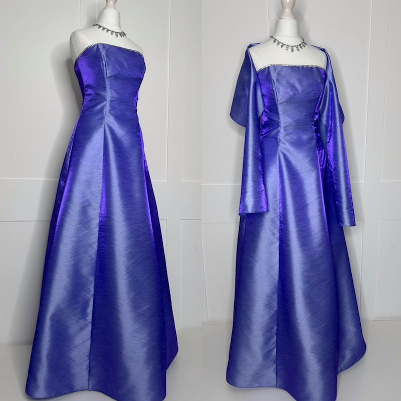 Purple 2000 Prom Dress - Etsy UK