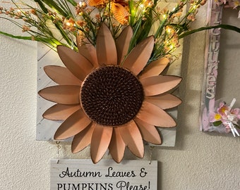 3D Layered Fall 12x12 Square Farmhouse Sign - Etsy