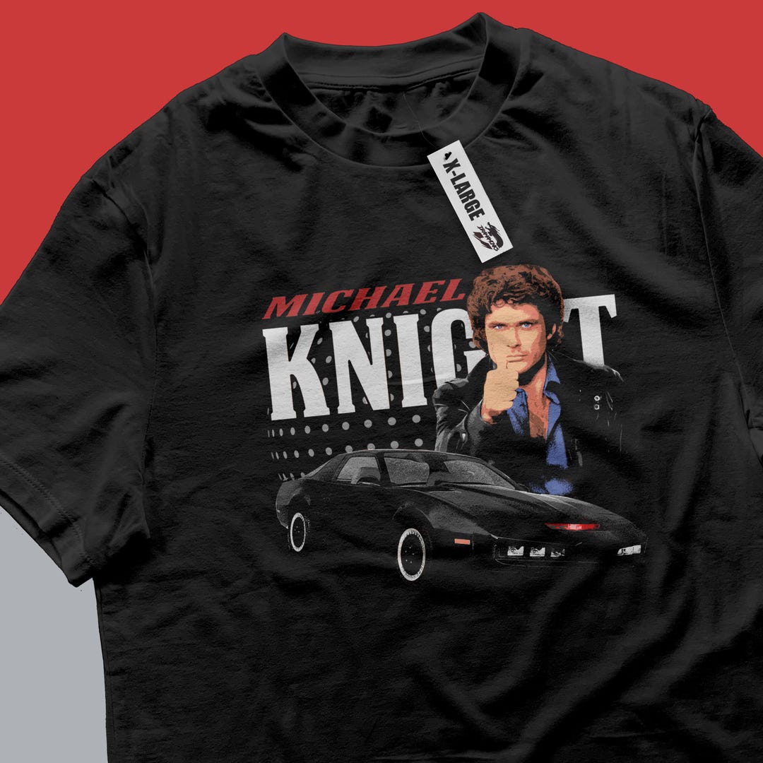 Knight Rider 80s 90s Series Retro Vintage Nostalgia David Hasselhoff T ...