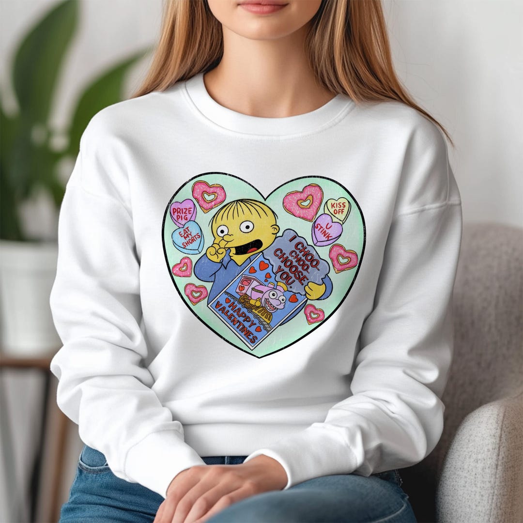 Ralph Wiggum I Cho Choose You Simpsons Inspired Sweatshirt for ...