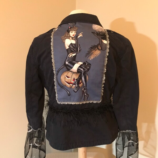 Witch Denim Jacket - Etsy