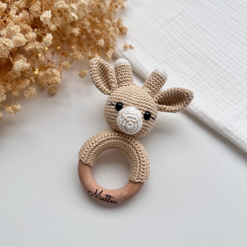 Personalized Giraffe Set: Stroller Chain Pendant, Pacifier Chain ...