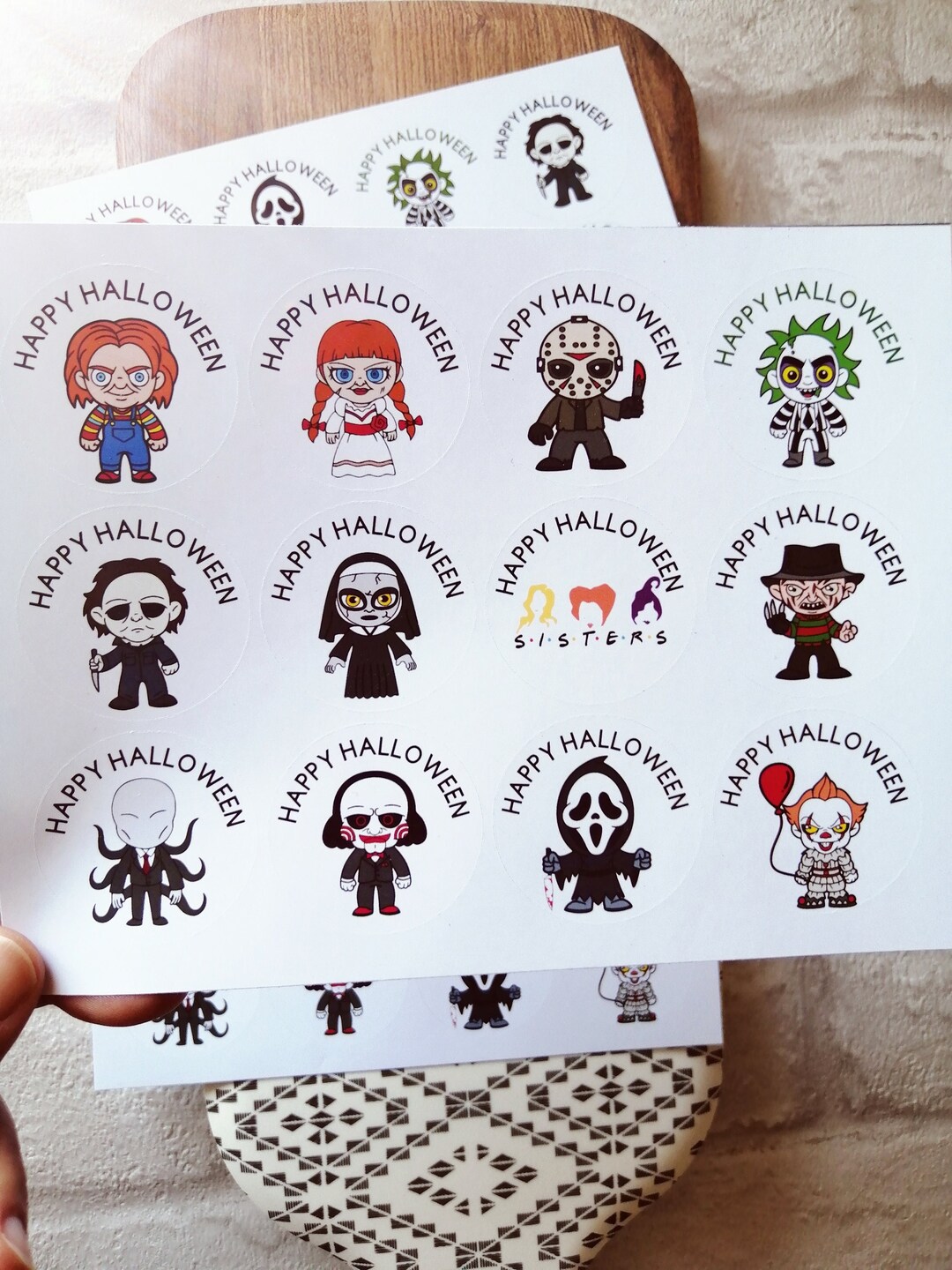 Halloween Stickers Great for Trick or Treat Party Bag or for Any Horror ...