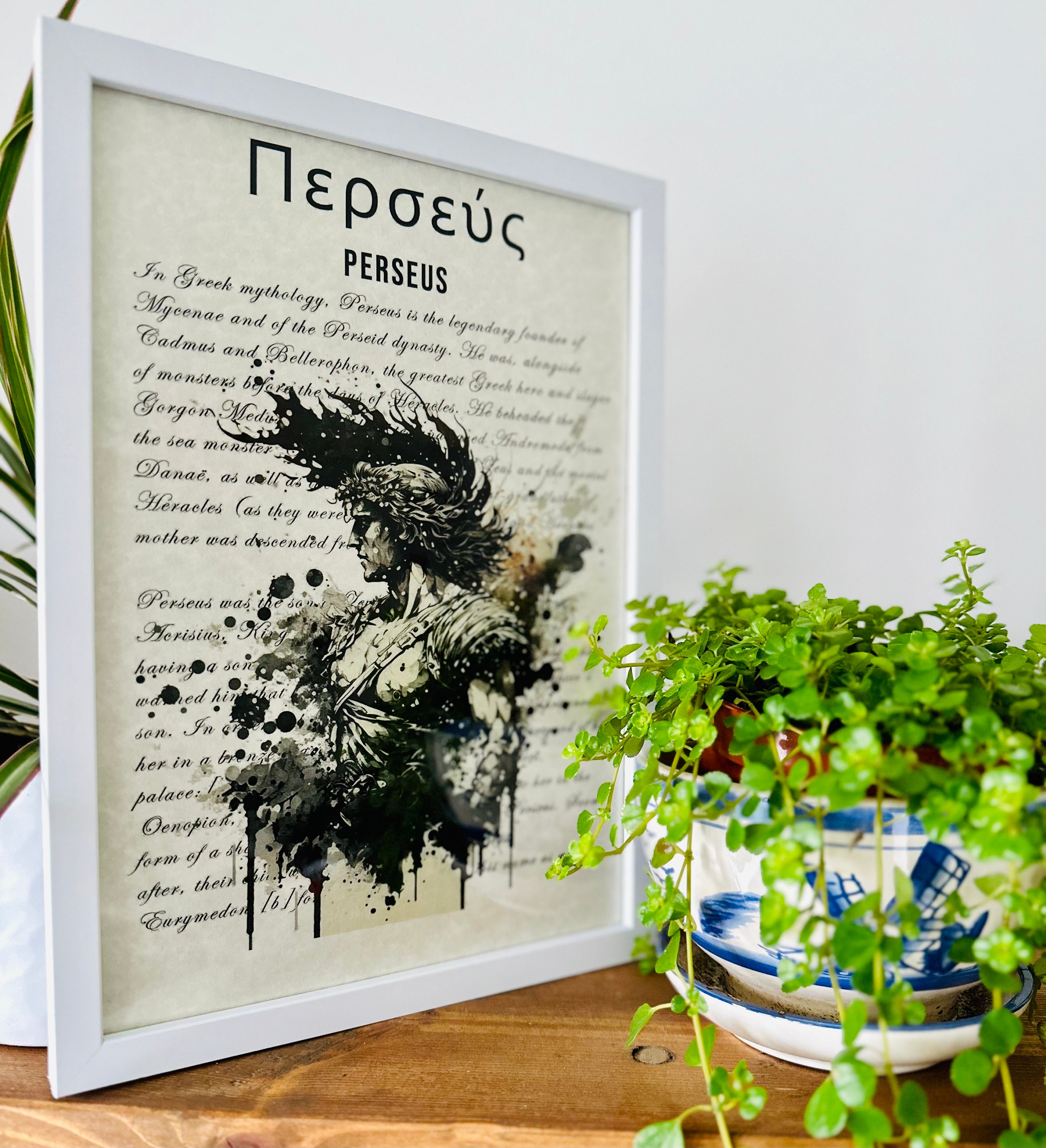 Perseus Hero of Greek Mythology Art Print From Ancient Greek Mythology ...