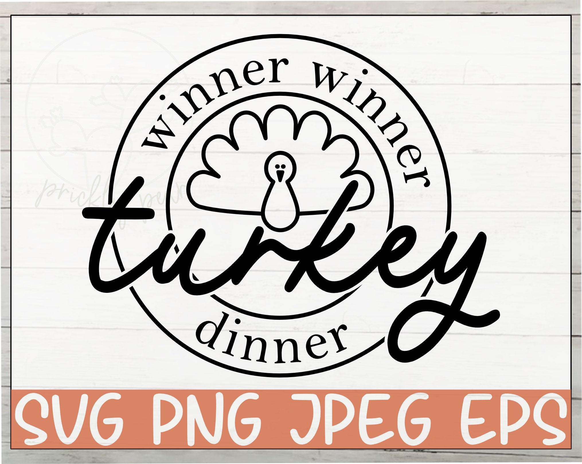 Winner Winner Turkey Dinner SVG, Turkey SVG, Thanksgiving SVG, Fall Svg ...