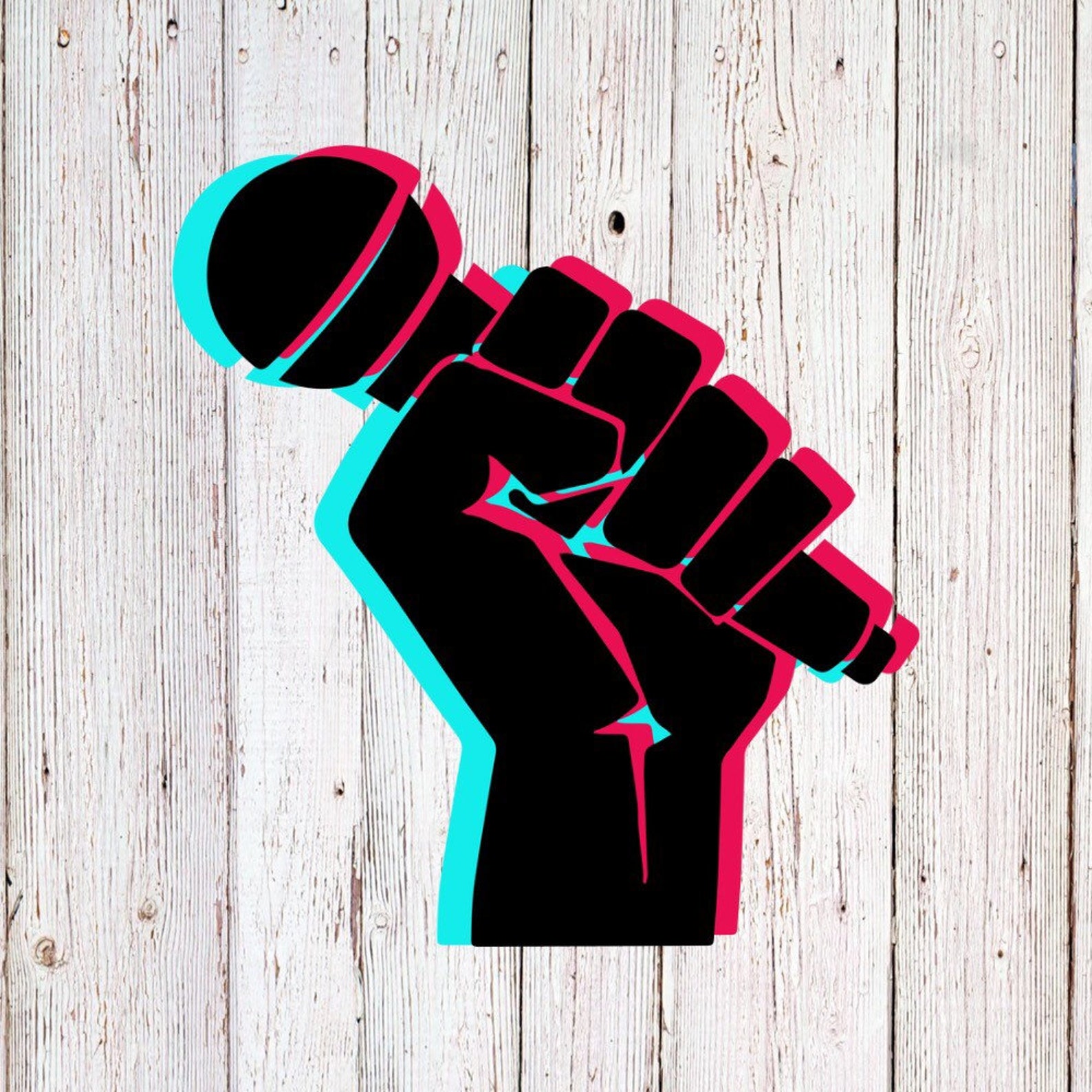 Tiktok Mic SVG | PNG | Instant Download - Etsy