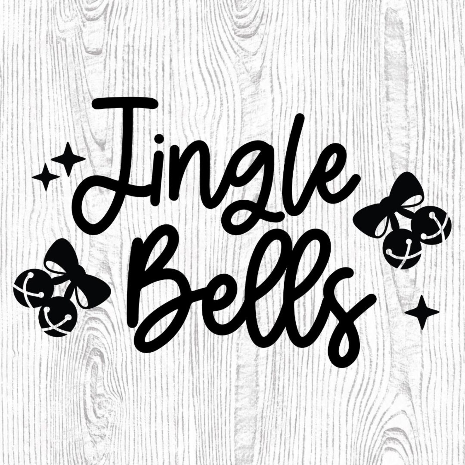 Jingle Bells Christmas Ornament SVG Laser Files - Etsy