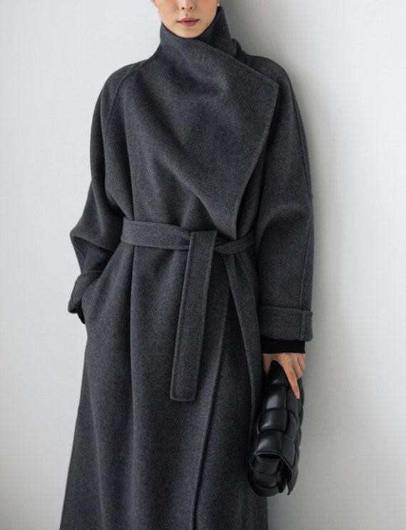 Winter Wool Coat 100 Wool Coat Womens Classic Loose Etsy