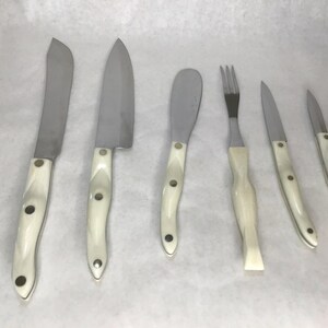 Vintage White Cutco Knife Collection - Etsy