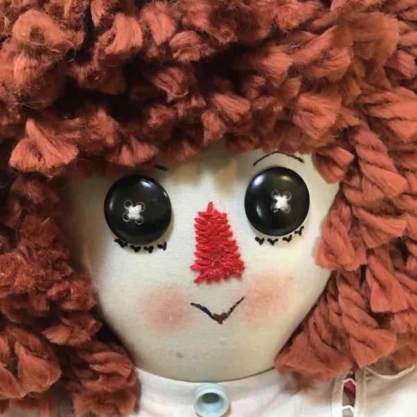 Large Raggedy Ann Doll - Etsy