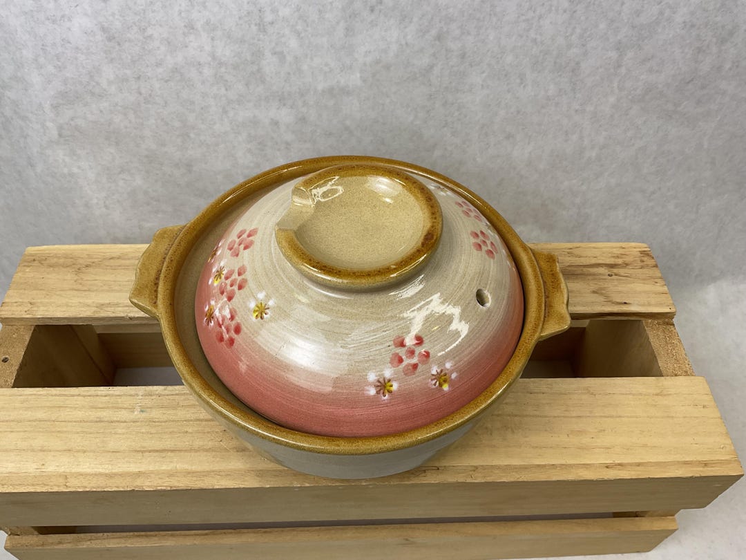 Vintage Japanese Donabe Clay Cooking Dish With Lid - Etsy