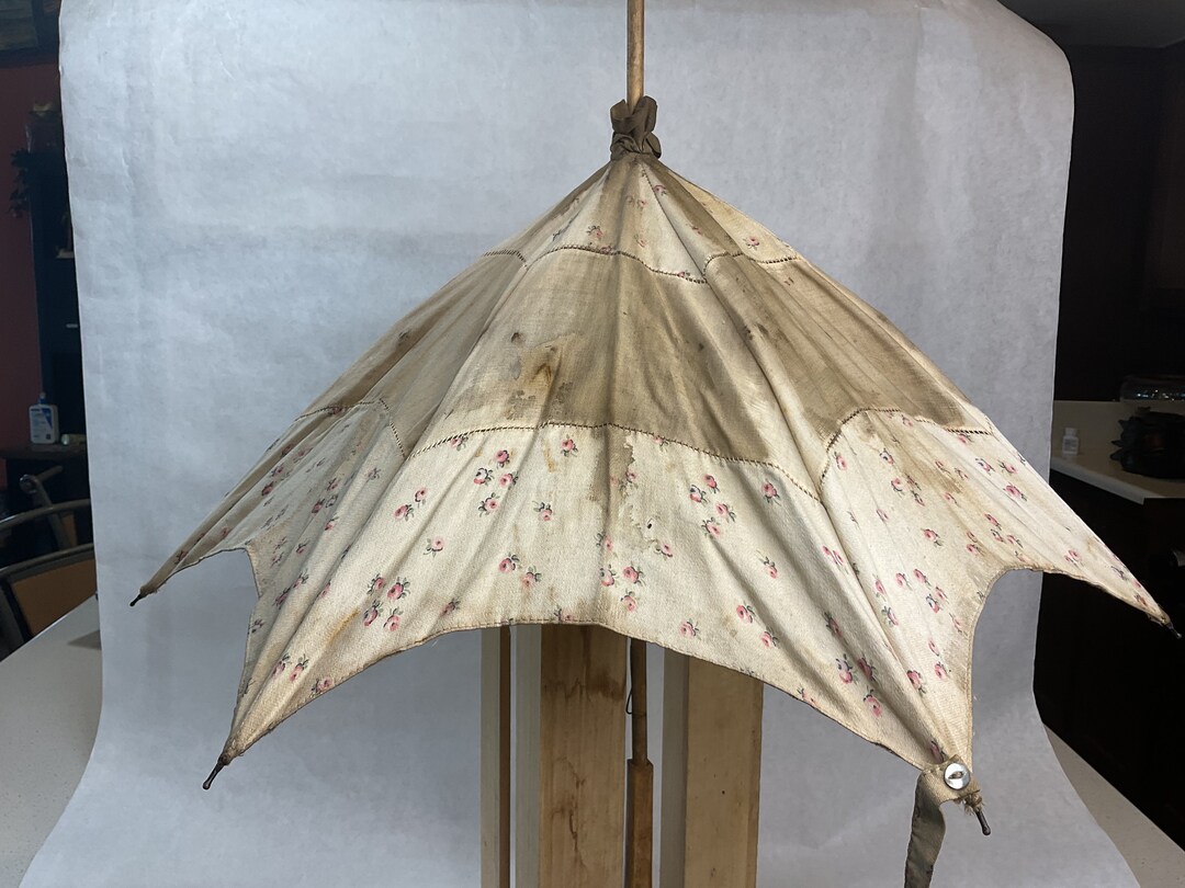 Antique Country Cloth Parasol - Etsy
