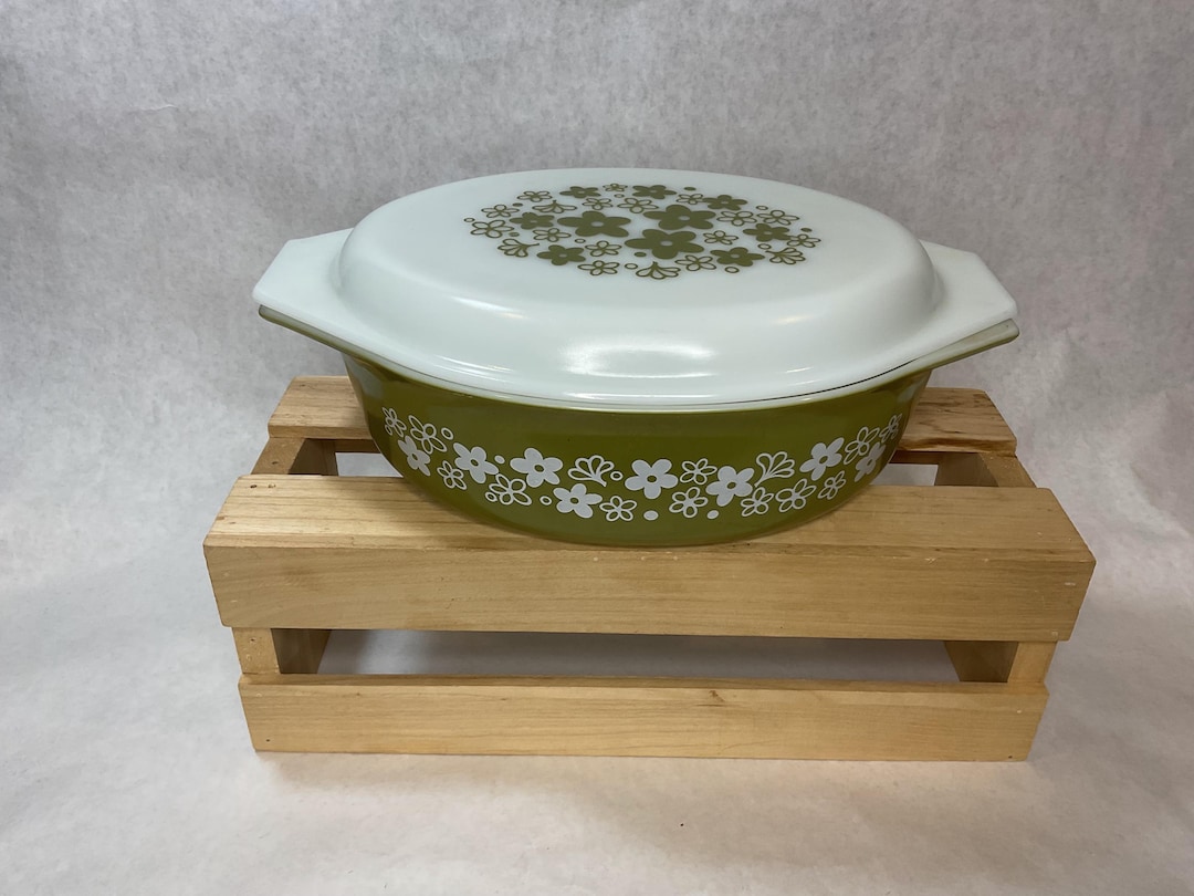 Vintage Pyrex Spring Blossom Casserole Dish With Lid - Etsy