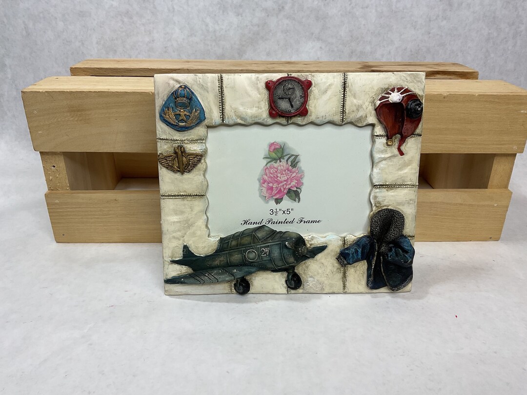 Vintage Resin Aero Militaria Old Fighter Plane #27 Picture Frame - Etsy