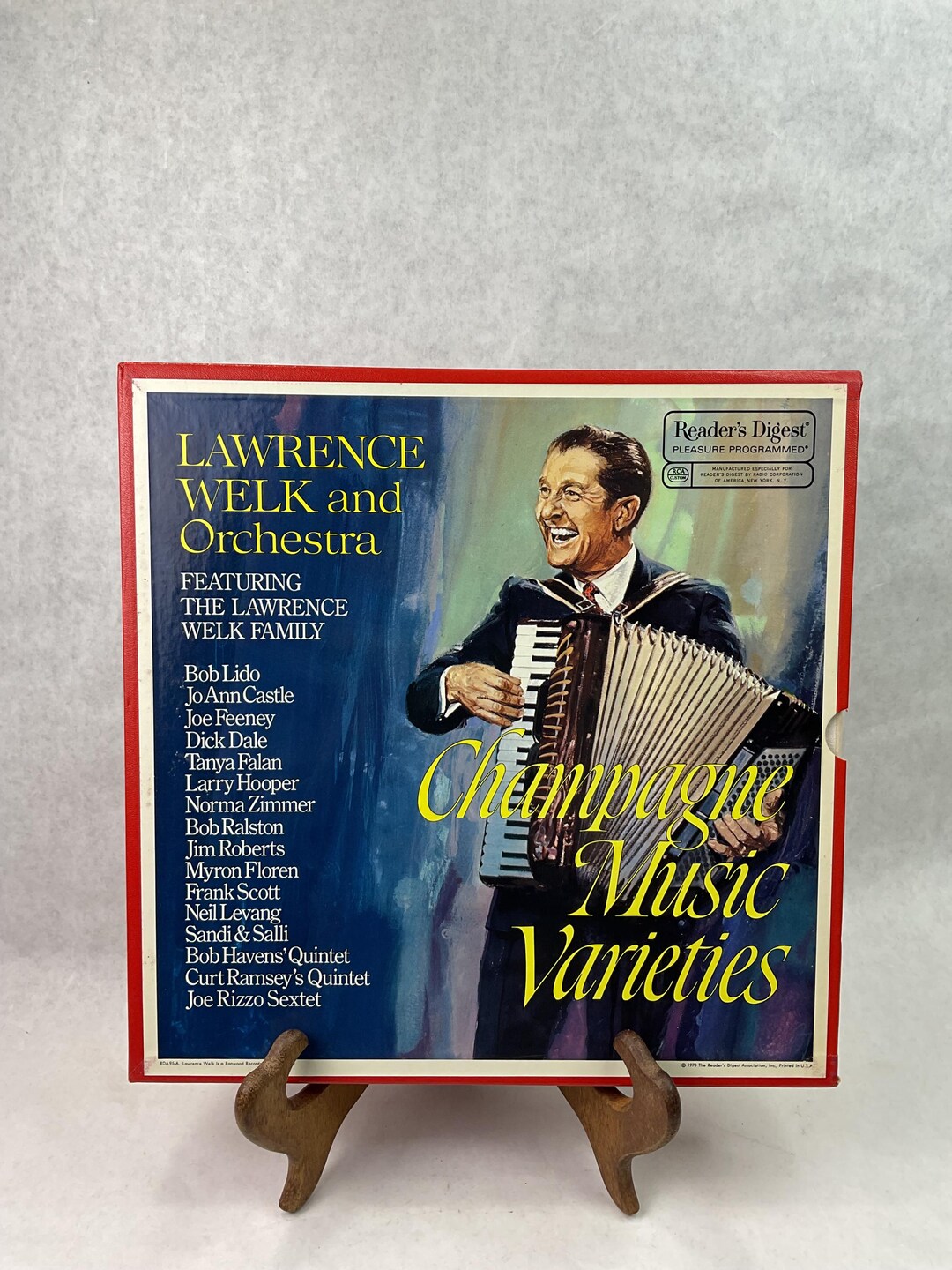 Vintage Readers Digest Vinyl Record Box Set "champagne Music Varieties ...