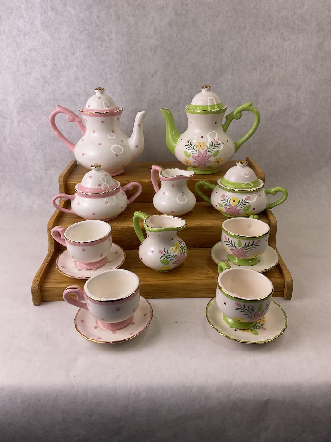 Mixed Collection of Miniature Porcelain Tea Sets (18) - Etsy
