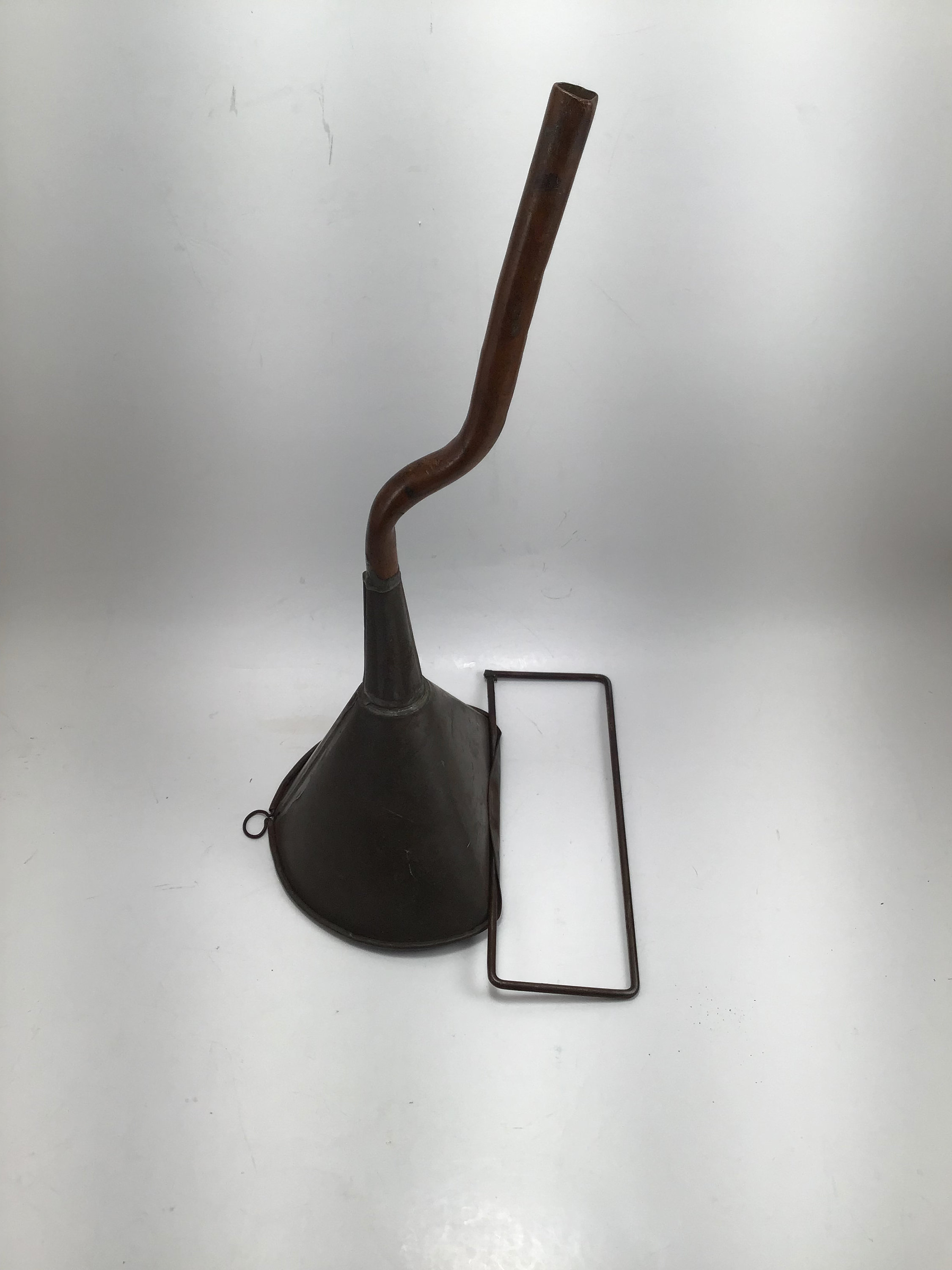 Vintage Funnel metal Offset Funnel - Etsy