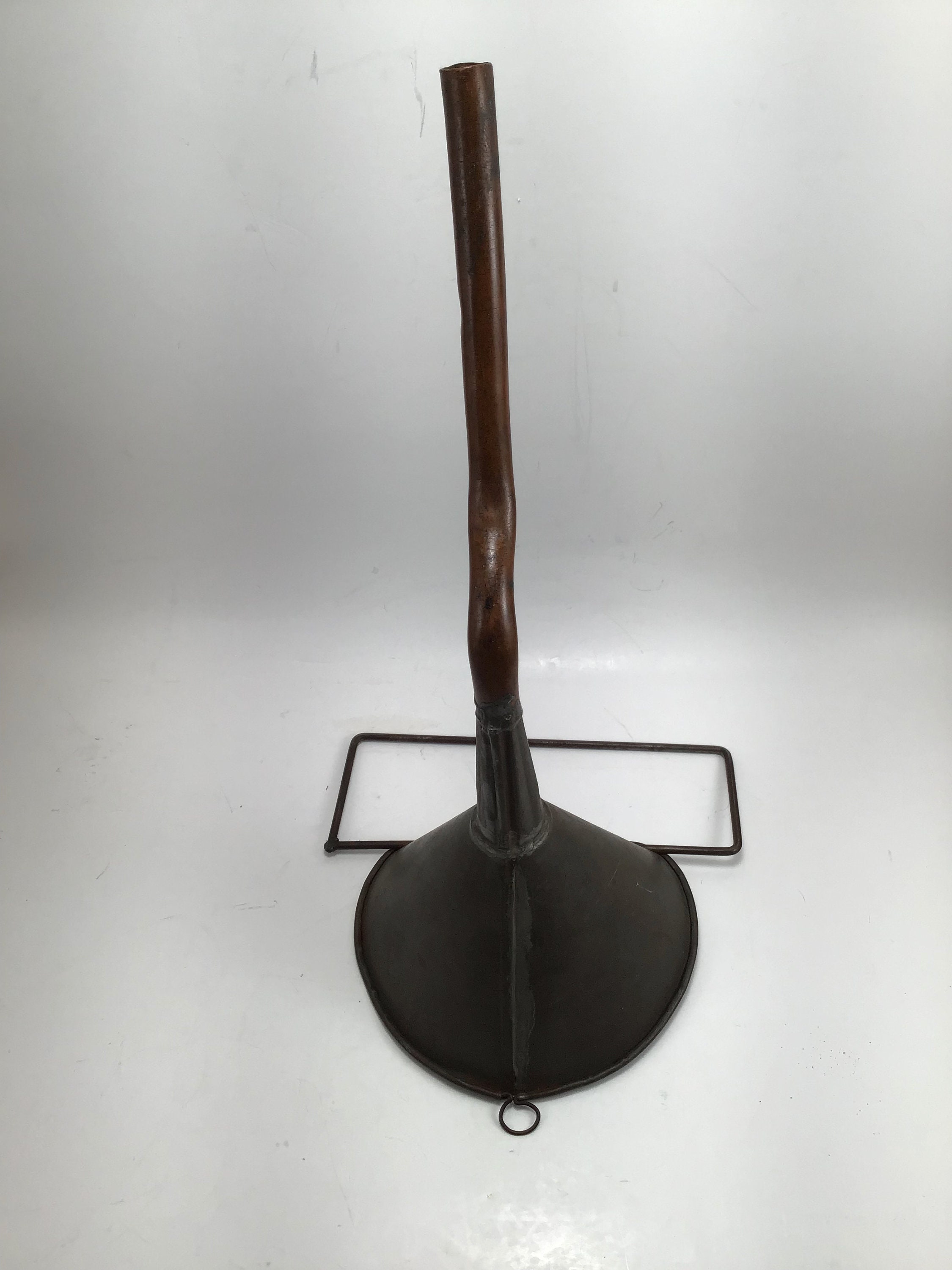Vintage Funnel metal Offset Funnel - Etsy