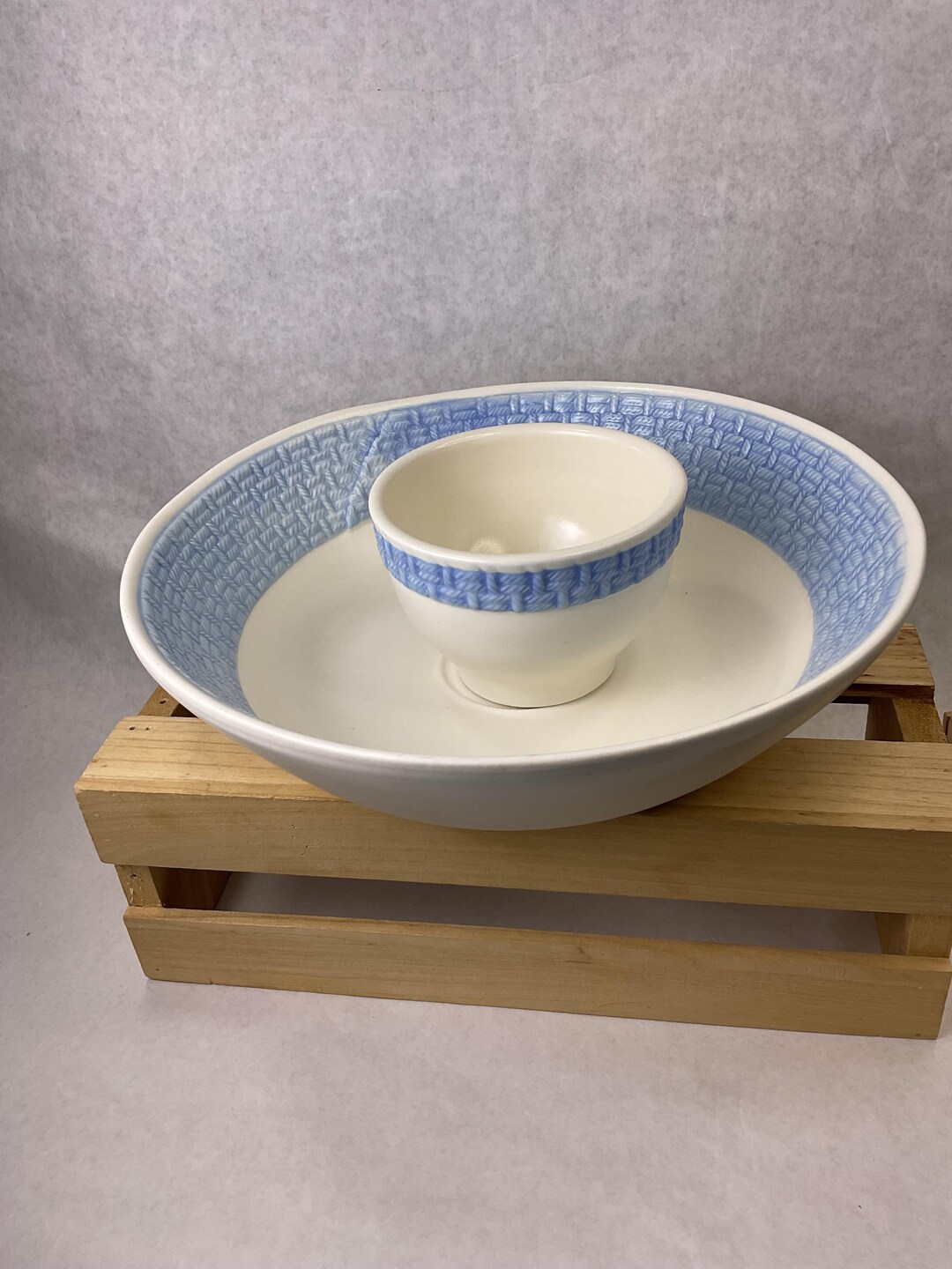 Vintage Tabletop Treasure Craft Chip and Dip Bowl Set - Etsy