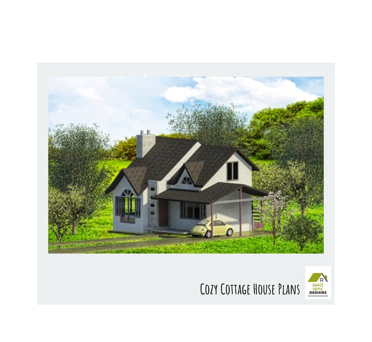 Cozy Cottage House Plans - Etsy