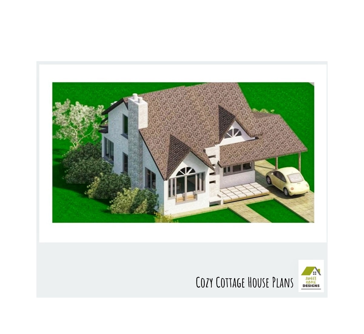Cozy Cottage House Plans - Etsy