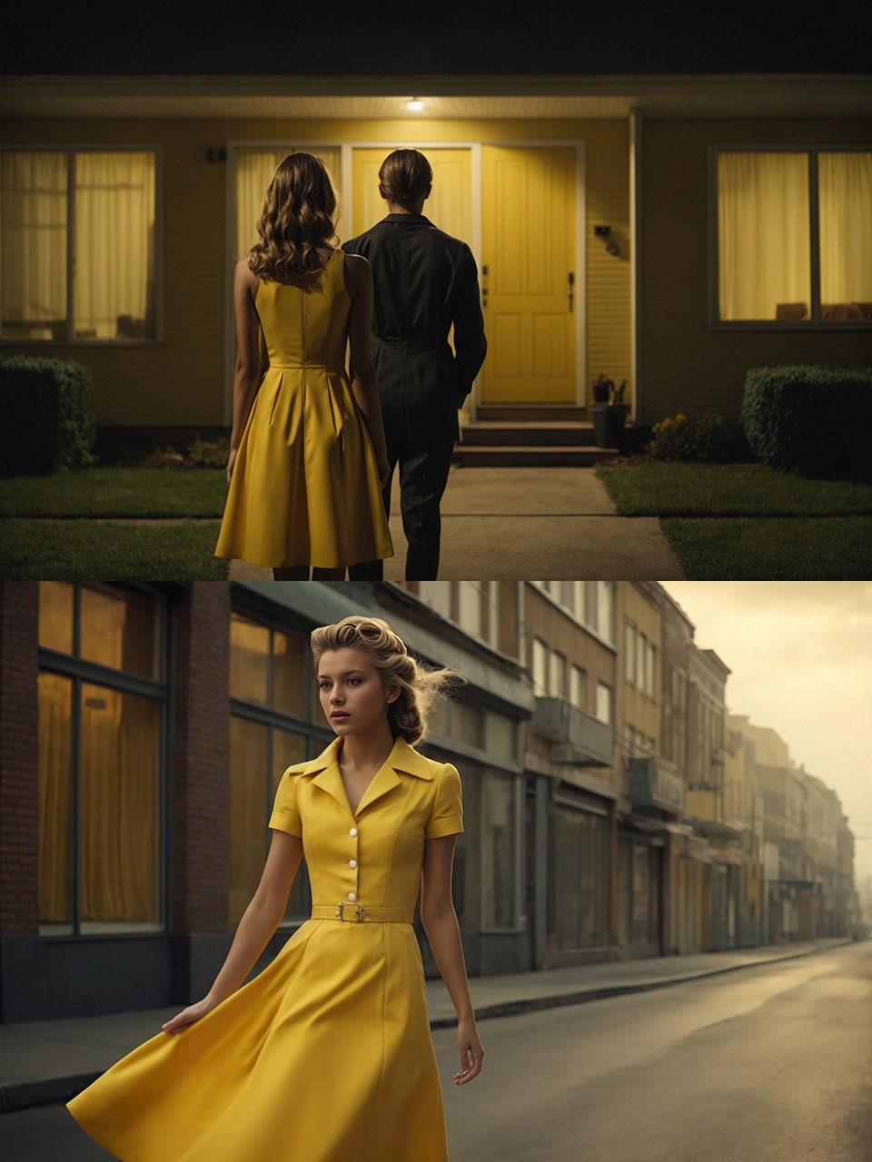 A Story in Yellow as a Tribute to Erwin Olaf - Etsy