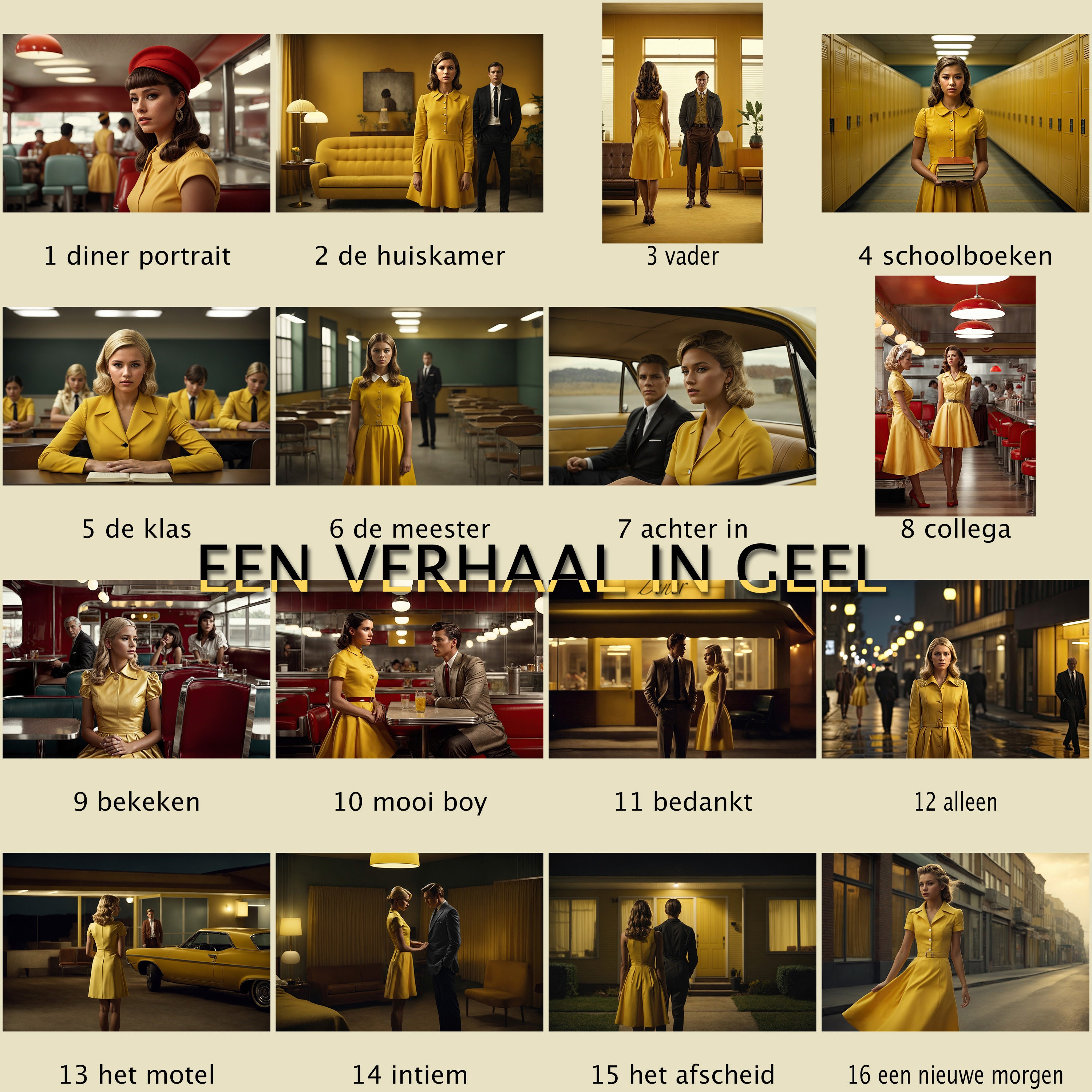 A Story in Yellow as a Tribute to Erwin Olaf - Etsy