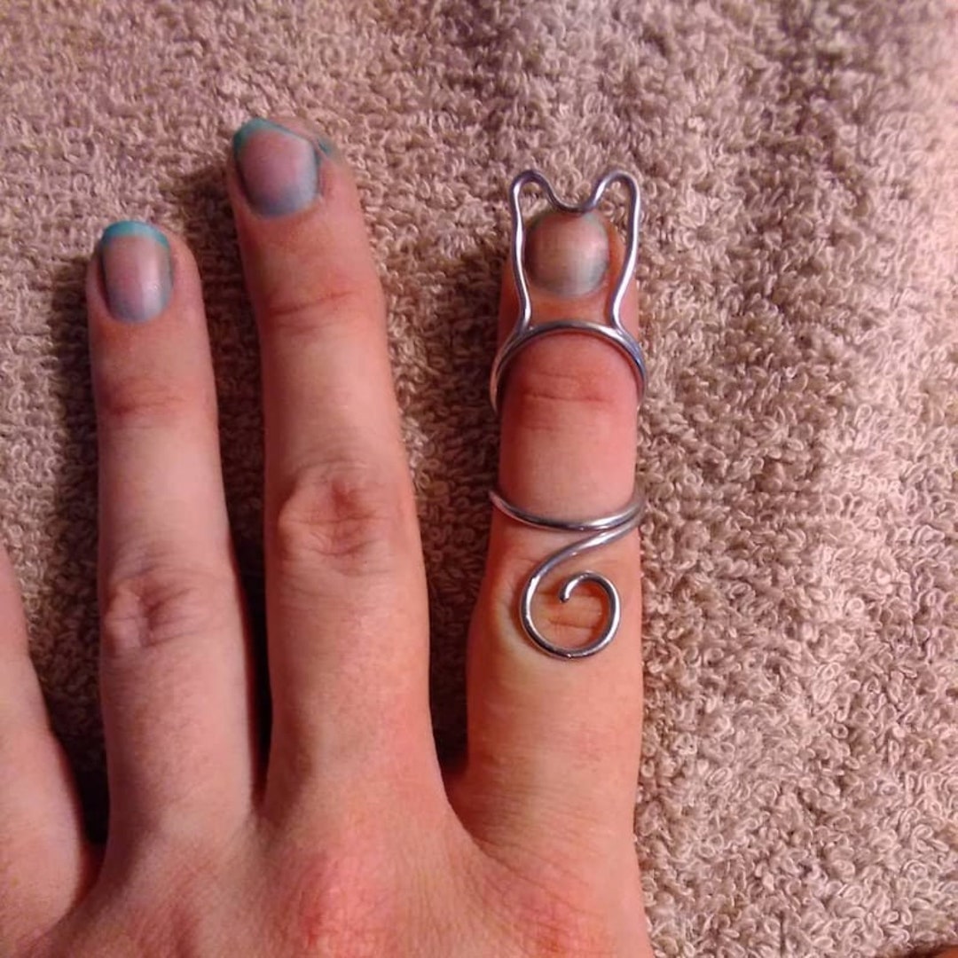 Lateral Deviation Arthritis Splint Ring, Adjustable Brass, Bronze ...