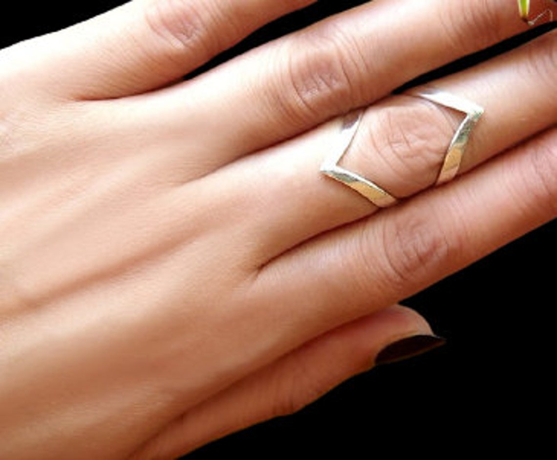 Chevron Ring Arthritis Ring Splint Knuckle Ring Adjustable - Etsy