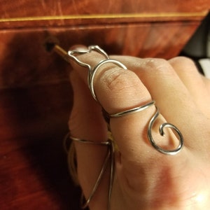 Lateral Deviation Arthritis Splint Ring, Adjustable Brass, Bronze ...