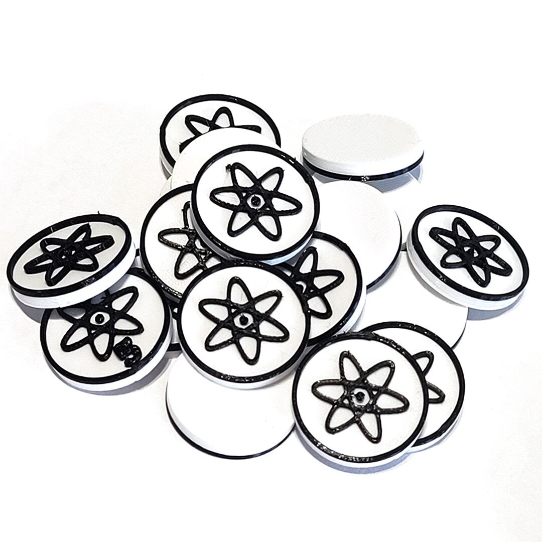 Science - 18 Colorful Tokens for Terraforming Mars - Etsy