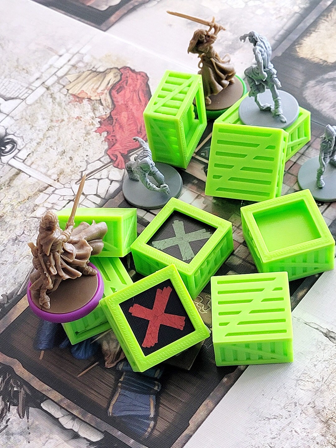 Zombicide Crates Board Game SET - Etsy