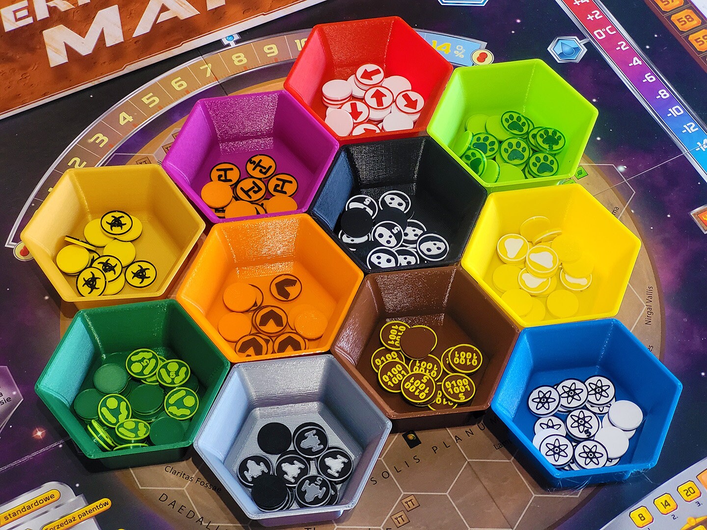 240 Colorful Tokens for Terraforming Mars - Etsy