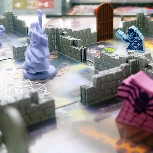 Tiny Epic Dungeons - 12 Dungeons Bases and 16 Doors - 1 Set - Etsy