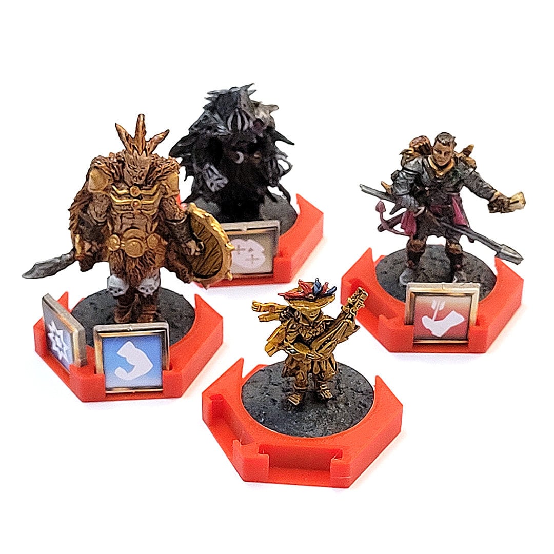 Gloomhaven - Character Stands 4 Pieces - Etsy