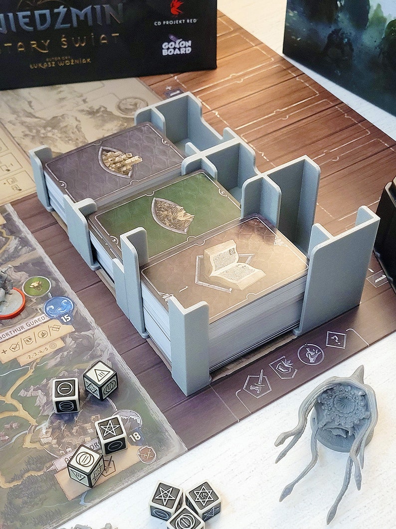 Card Holder for Witcher Old World Cards 65x100 and Trashed Cards - 1 ...